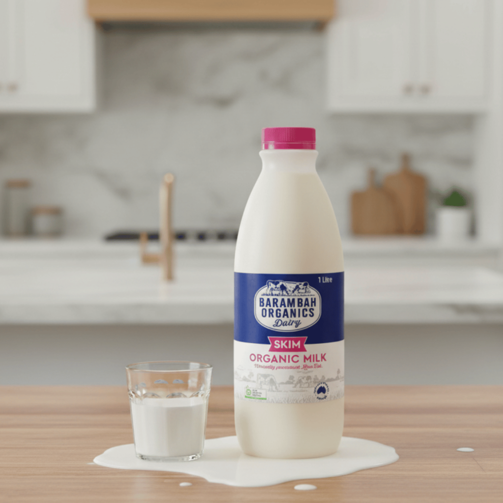 Buy Barambah Organics Skim Milk 1 Litre Online Sydney | Frozberries